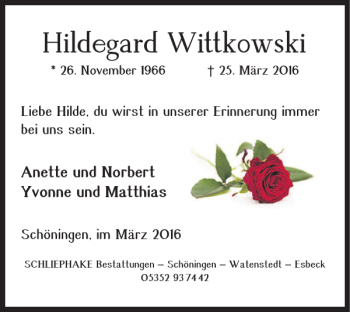 Traueranzeigen | trauer38.de