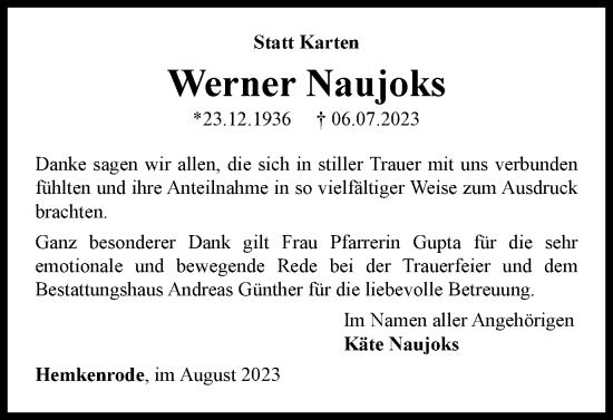 Traueranzeigen | trauer38.de Traueranzeigen | trauer38.de